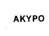 Đơn đăng ký nhãn hiệu "AKYPO" số 4-1995-25020 của