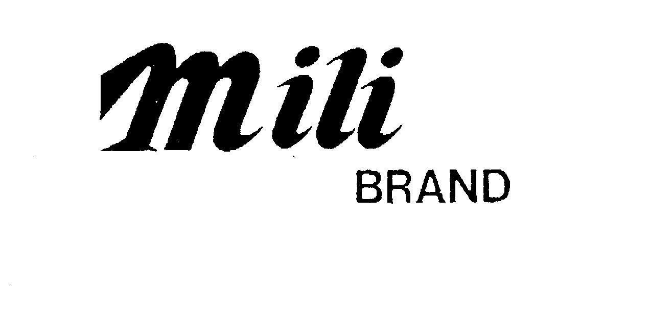Đơn đăng ký nhãn hiệu "mili m" số 4-2006-16012 của Goh Joo Hin Pte Ltd.
