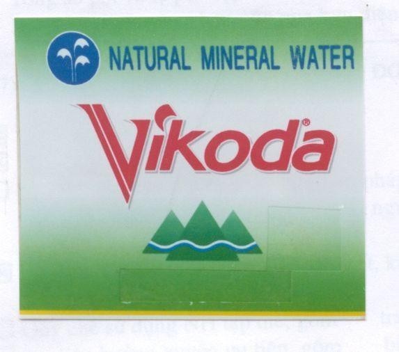Đơn đăng ký nhãn hiệu "VIKODA NATURAL MINERAL WATER" số 4-2002-01369 ...