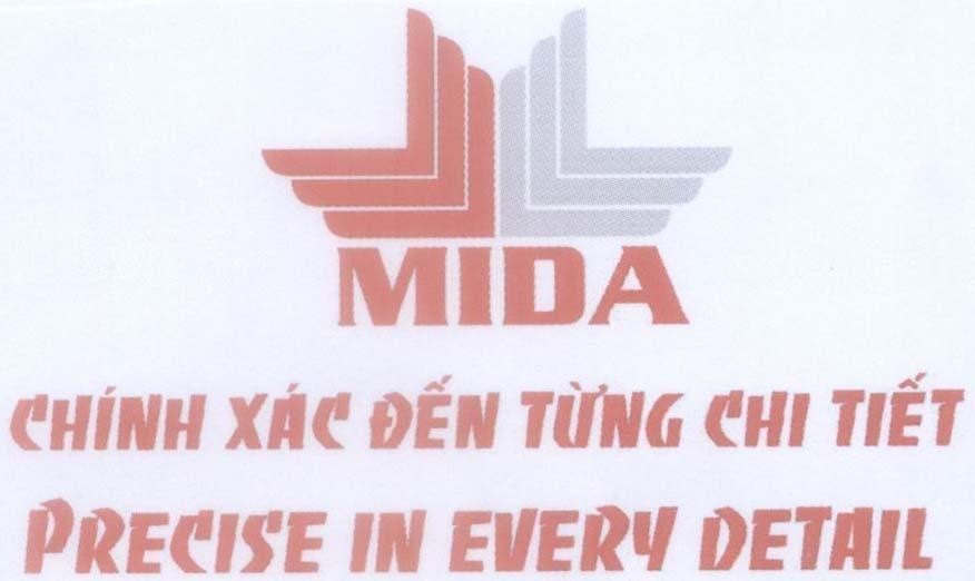 Đơn đăng ký nhãn hiệu "LL MIDA Chính xác đến từng chi tiết PRECISE IN ...