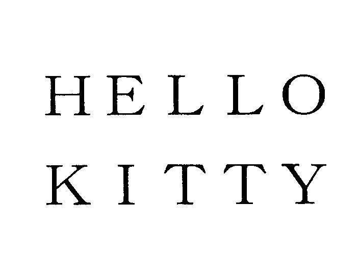 "HELLO KITTY" Trademark application no 4-2008-03128 of SANRIO COMPANY, LTD.