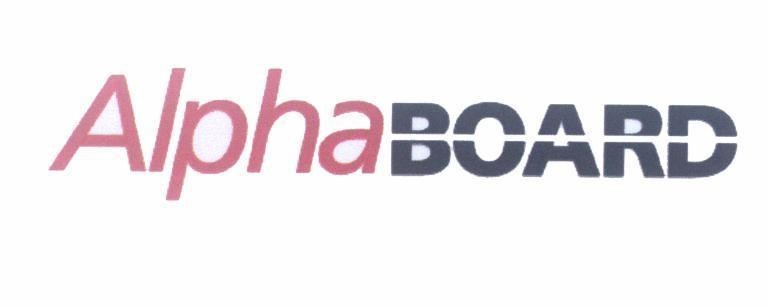 Đơn đăng ký nhãn hiệu "AlphaBOARD" số 4-2008-13611 của Công ty TNHH ...