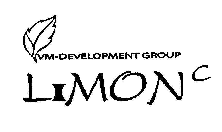 Đơn đăng ký nhãn hiệu "VM - DEVELOPMENT GROUP LIMON C LIMONC L MON C ...