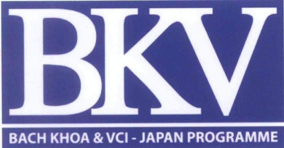 "BKV BACH KHOA & VCI - JAPAN PROGRAMME" Trademark application no 4-2010 ...