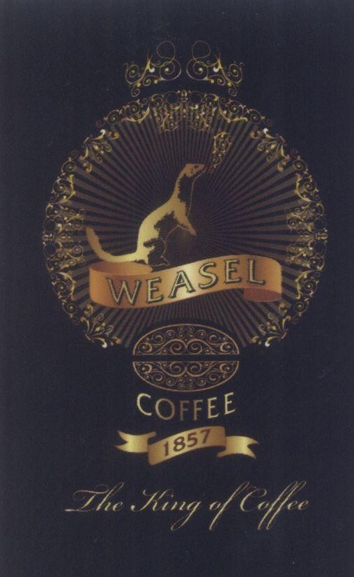 Đơn đăng ký nhãn hiệu "WEASEL COFFEE 1857 The King of Coffee" số 4-2012 ...