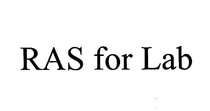 Đơn đăng ký nhãn hiệu "RAS for Lab" số 4-2012-11168 của SHINCRON CO., LTD.