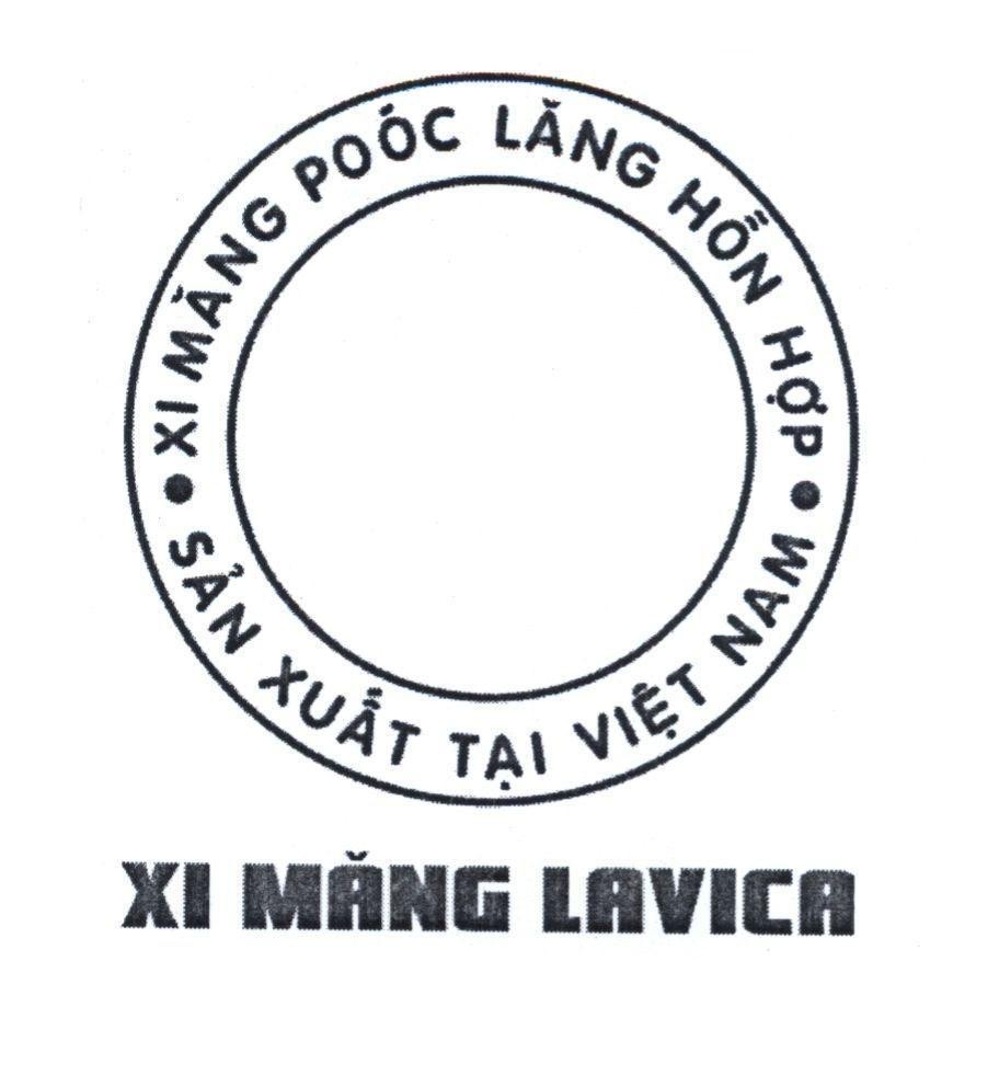 Đơn đăng ký nhãn hiệu "XI MĂNG LAVICA Sản Xuất Tại Việt Nam Xi Măng ...