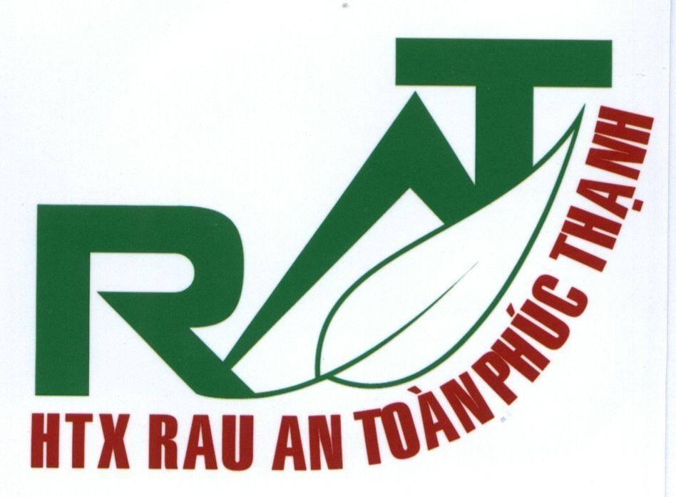 Đơn đăng ký nhãn hiệu "RAT HTX Rau An Toàn Phúc Thạnh" số 4-2014-15383 ...