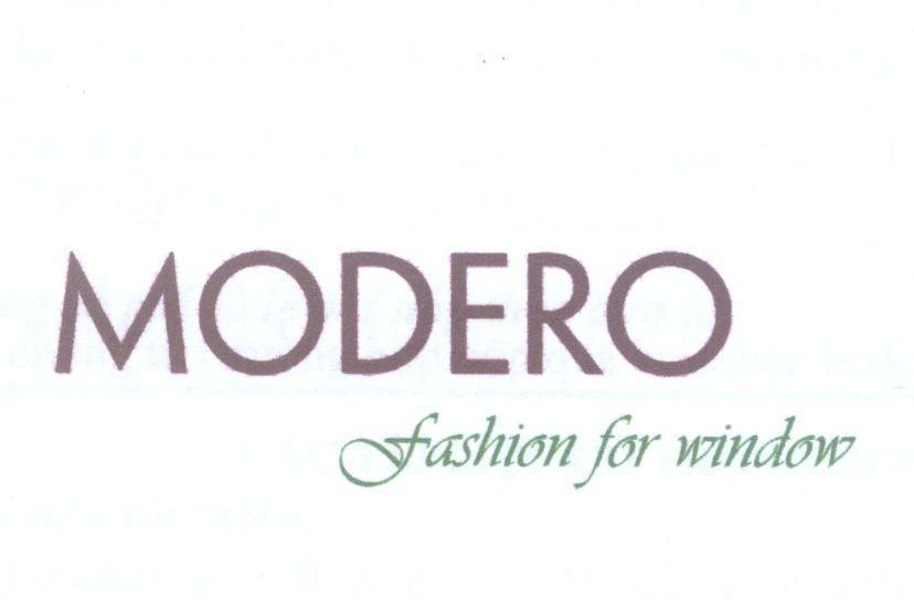 Đơn đăng ký nhãn hiệu "MODERO fashion for window" số 4-2015-11624 của ...