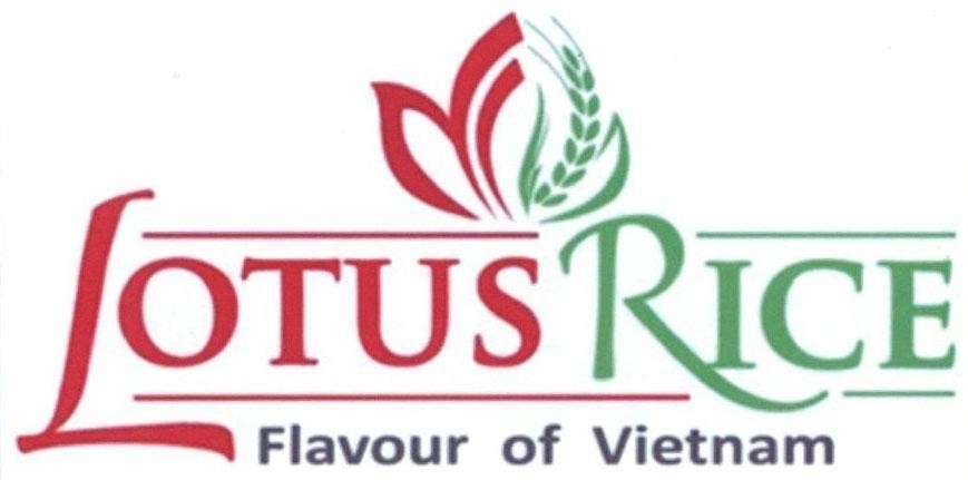 Đơn đăng ký nhãn hiệu "LOTUS RICE Flavour of Vietnam" số 4-2015-12358 ...