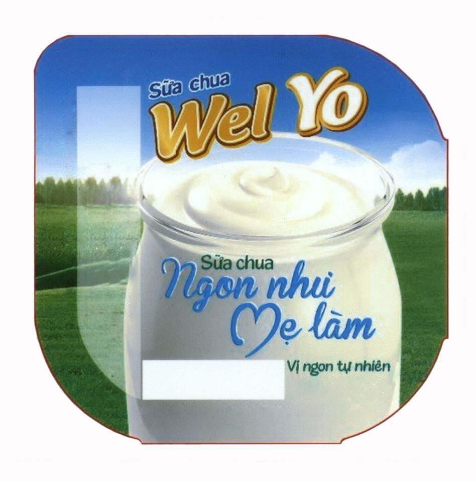 Đơn đăng ký nhãn hiệu "Wel Yo Sữa chua Sữa chua Ngon như Mẹ làm Vị ngon ...