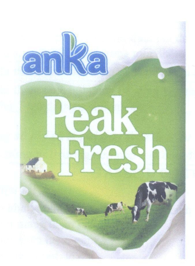 Đơn đăng ký nhãn hiệu "anka Peak Fresh" số 4-2015-34237 của Công ty cổ phần Anova Milk