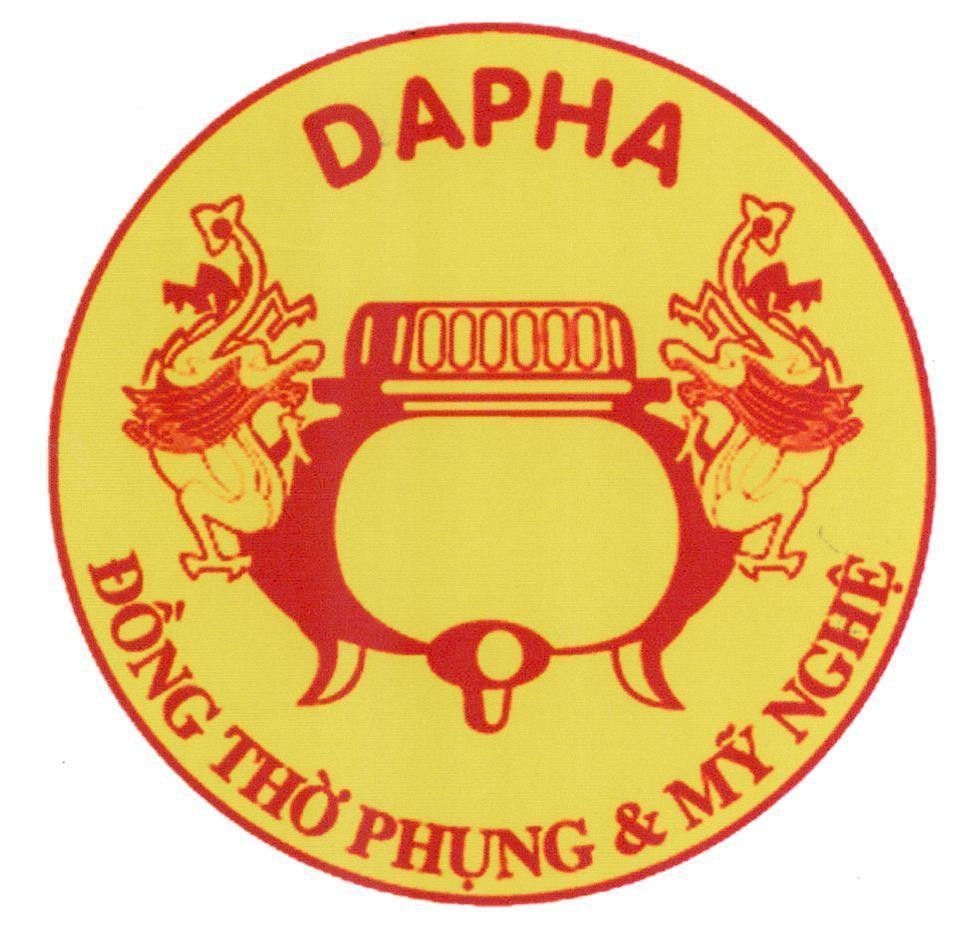 Đơn đăng ký nhãn hiệu "DAPHA Đồng Thờ Phụng & Mỹ Nghệ" số 4-2018-27770 ...