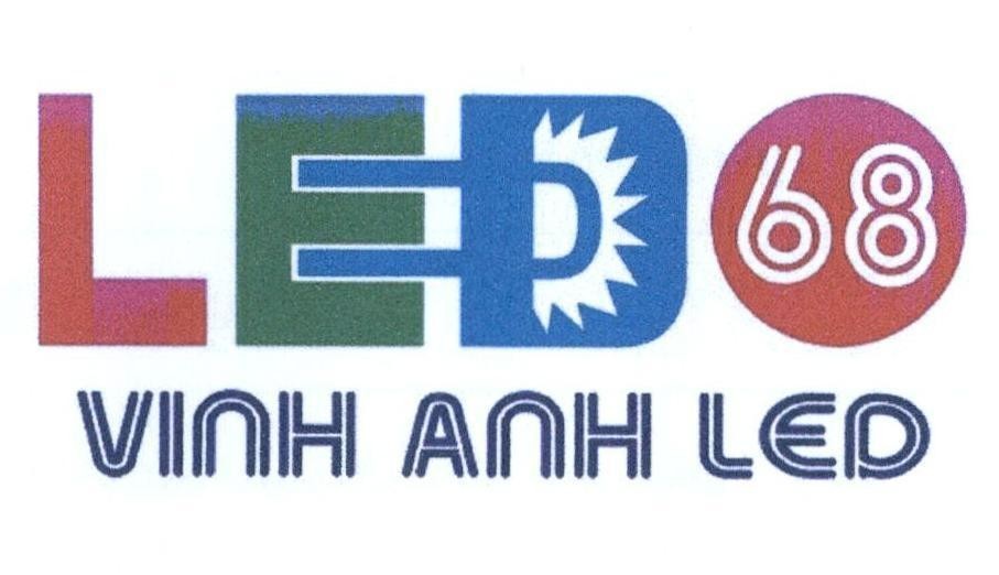 Đơn đăng ký nhãn hiệu "LED 68 VINH ANH LED" số 4-2019-04423 của Công ty ...