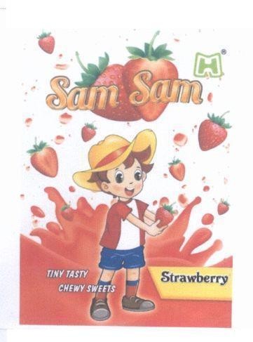 Đơn đăng ký nhãn hiệu "H Sam Sam Strawberry TINY TASTY CHEWY SWEETS" số ...