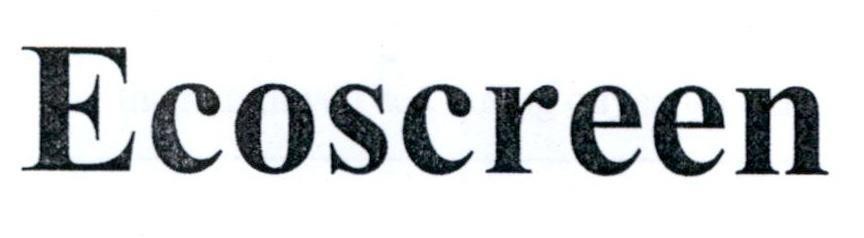 "Ecoscreen" Trademark application no 4-2019-40550 of Công ty TNHH công ...