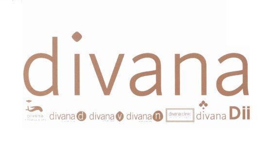Đơn đăng ký nhãn hiệu "divana MASSAGE & SPA divana d DIVINE SPA divana v VIRTURE divana n ...