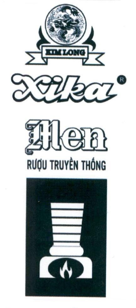Đơn đăng ký nhãn hiệu "KIM LONG Xika Men Rượu truyền thống" số 4-2019 ...