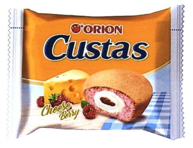 Đơn đăng ký nhãn hiệu "ORION Custas Cheese Berry" số 4-2019-49425 của ...