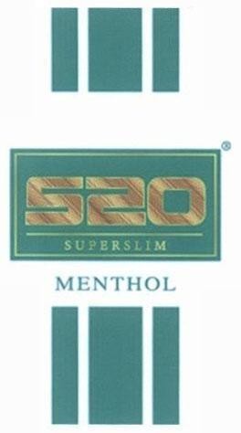 Đơn đăng ký nhãn hiệu "SSO SUPERSLIM MENTHOL" số 4-2020-23841 của Công ...