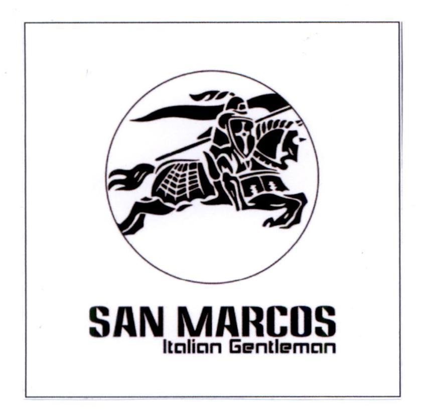 Đơn đăng ký nhãn hiệu "SAN MARCOS Italian Gentleman" số 4-2020-36470 ...
