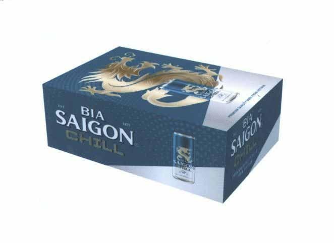 "BIA SAIGON CHILL EST. 1875 COLD FILTERED -2oC PREMIUM QUALITY BEER ...