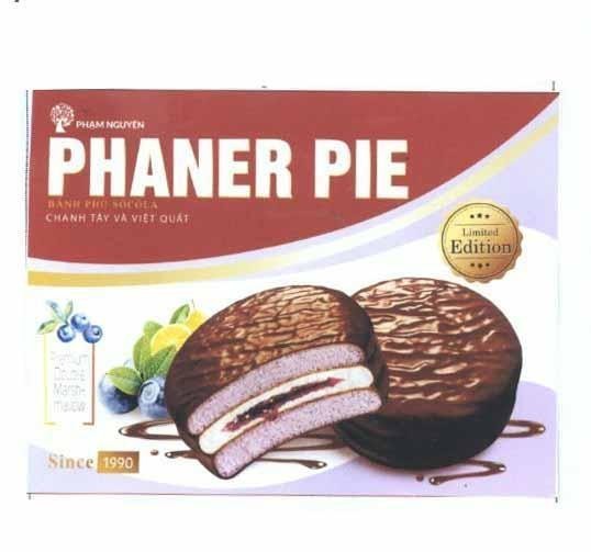 Đơn đăng ký nhãn hiệu "PHANER PIE Phạm Nguyên Bánh Phủ Socola Chanh Tây ...