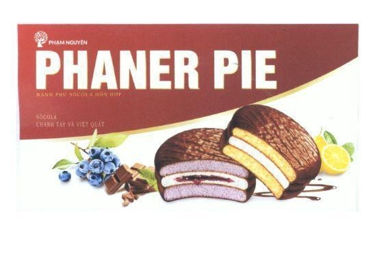 Đơn đăng ký nhãn hiệu "PHANER PIE Phạm Nguyên Bánh Phủ SÔCÔLA Hỗn Hợp ...