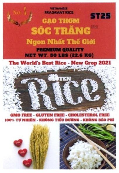 "Rice Gạo Thơm Sóc Trăng Ngon Nhất Thế Giới No.1 VIETNAMESE FRAGRANT ...