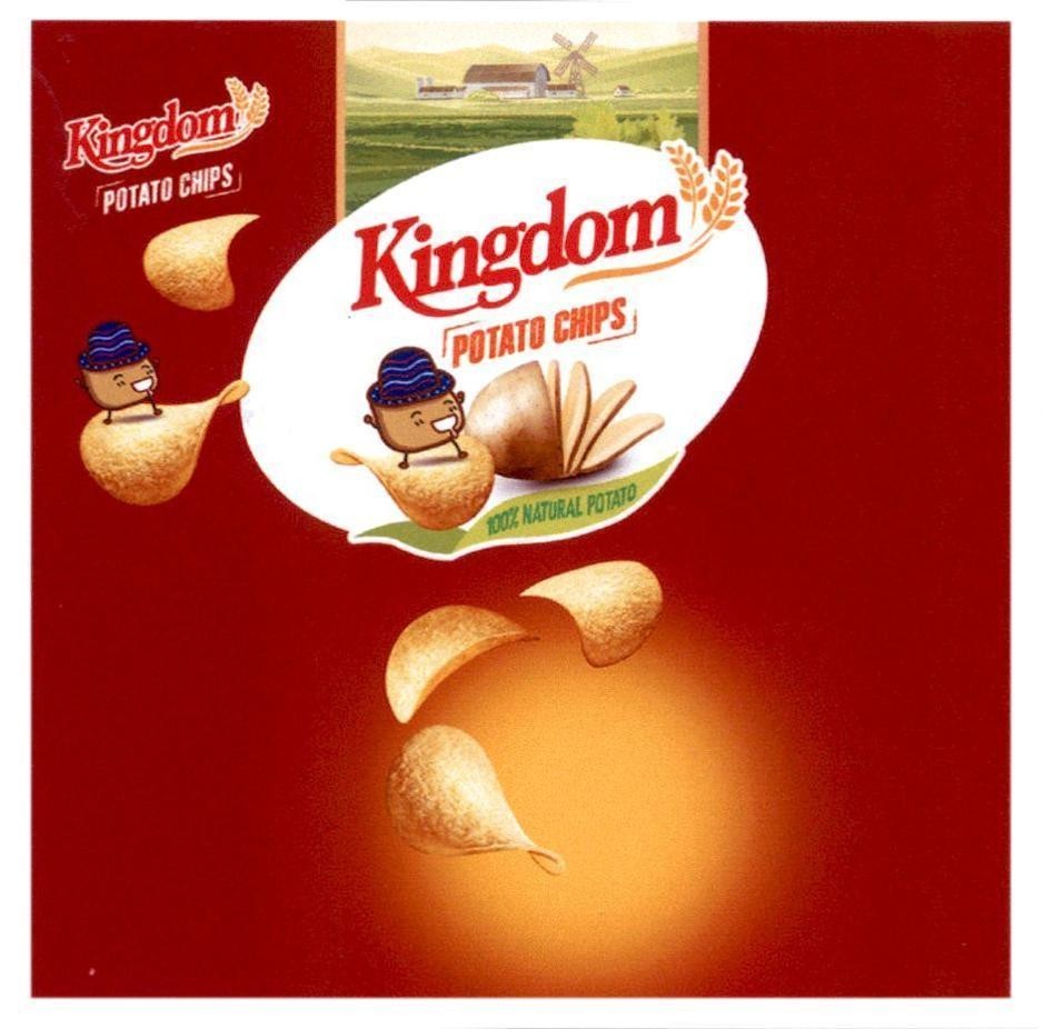 Đơn đăng ký nhãn hiệu "Kingdom POTATO CHIPS 100% NATURAL POTATO Kingdom ...