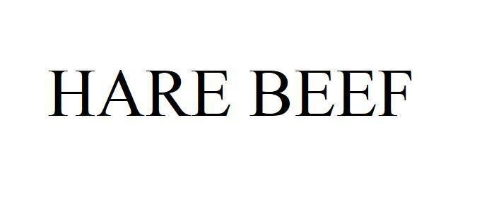 Đơn đăng ký nhãn hiệu "HARE BEEF" số 4-2021-14812 của Công ty TNHH chăn ...