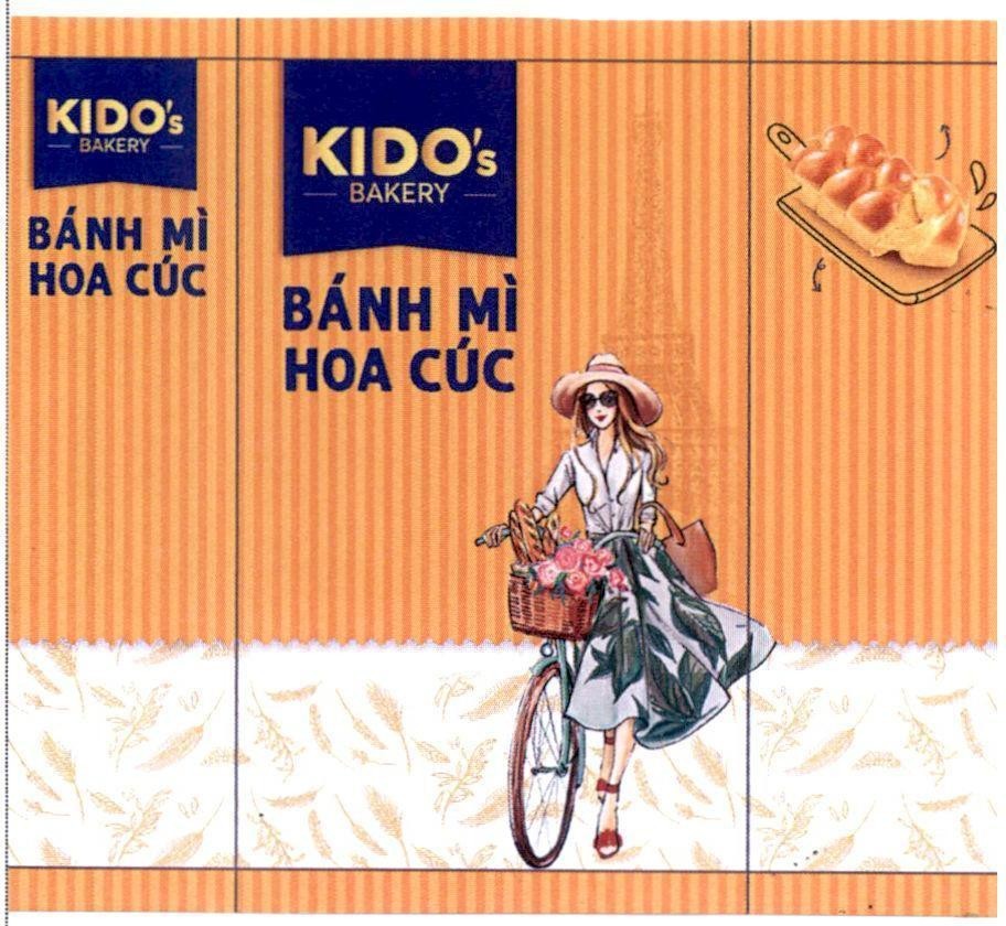 Đơn đăng ký nhãn hiệu "KIDO's BAKERY BÁNH MÌ HOA CÚC KIDO's BAKERY BÁNH ...