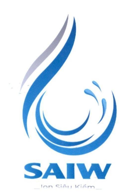 Đơn đăng ký nhãn hiệu "SAIW Ion Siêu Kiềm" số 4-2021-29530 của Công ty ...