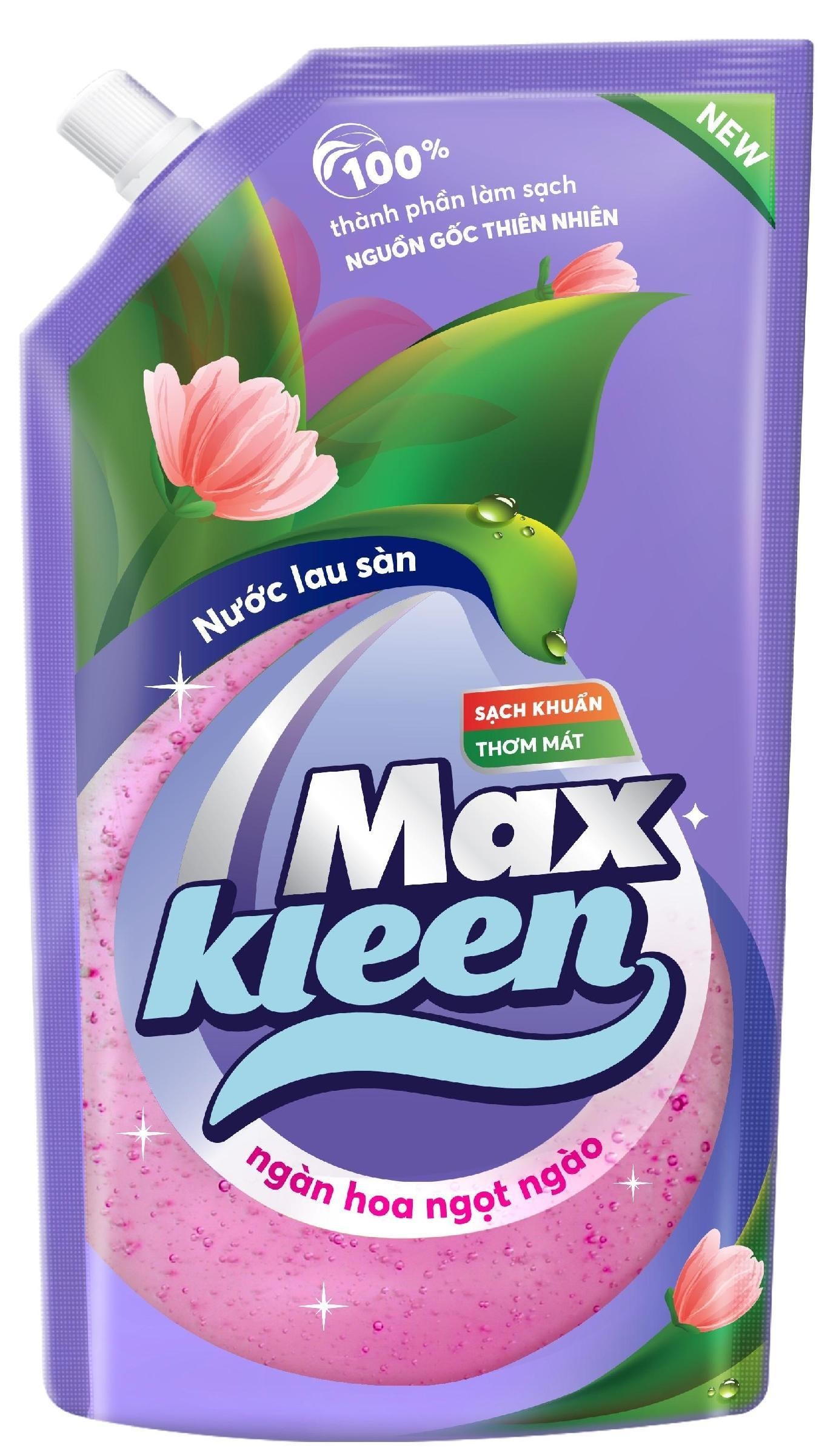 Đơn đăng ký nhãn hiệu "Nước lau sàn Max kleen ngàn hoa ngọt ngào Sạch ...