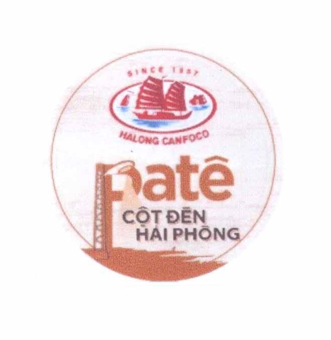 Đơn đăng ký nhãn hiệu "HALONG CANFOCO SINCE 1997 Patê Cột Đèn Hải Phòng ...