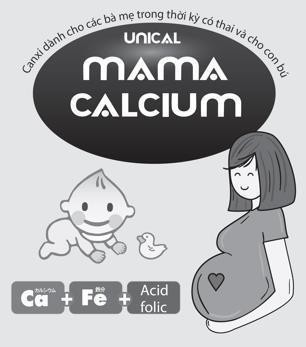 "UNICAL MAMA CALCIUM Canxi dành cho các bà mẹ trong thời kỳ có thai và ...
