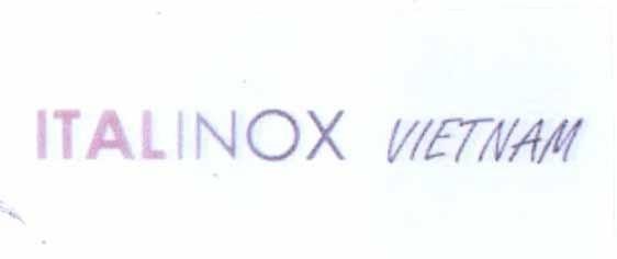 Đơn đăng ký nhãn hiệu "ITALINOX VIETNAM" số 4-2022-02506 của Công ty ...