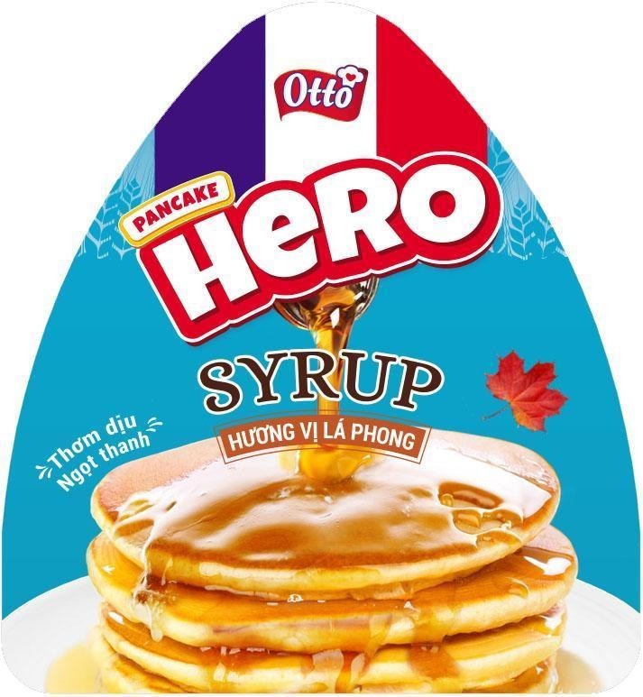 Đơn đăng ký nhãn hiệu "Otto PANCAKE HERO SYRUP Hương Vị Lá Phong Thơm ...