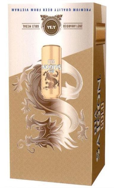 "BIA SAIGON GOLD 2021 AWARDED GOLD MEDAL A!3A PREMIUM QUALITY BEER FROM ...