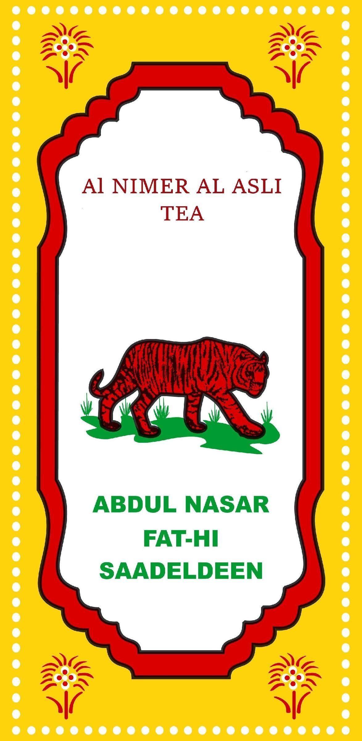 Đơn đăng ký nhãn hiệu "AL NIMER AL ASLI TEA ABDUL NASAR FAT-HI ...