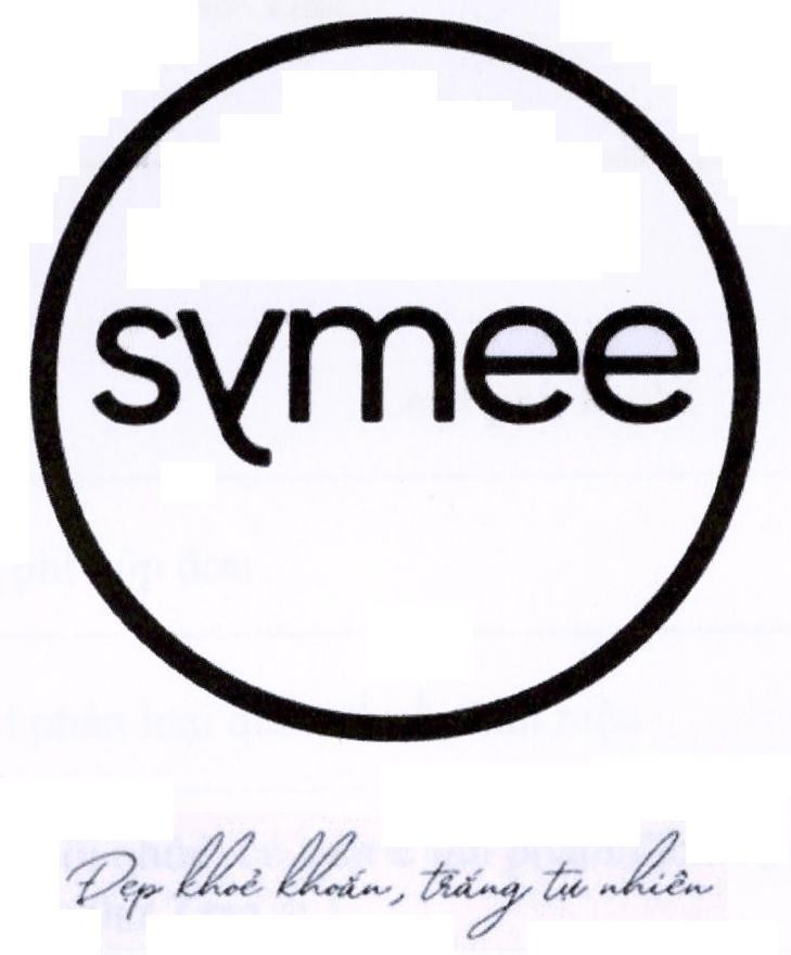 Đơn đăng ký nhãn hiệu "symee Đẹp khỏe khoắn, trắng tự nhiên" số 4-2022 ...