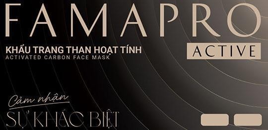 "FAMAPRO Khẩu Trang Than Hoạt Tính ACTIVATED CARBON FACE MASK ACTIVE ...