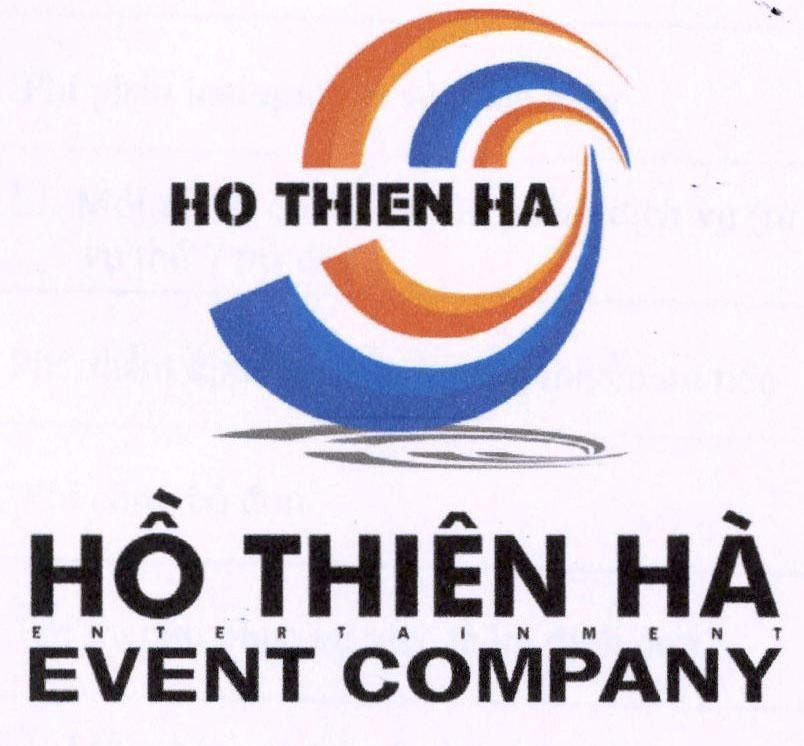 Đơn đăng ký nhãn hiệu "HO THIEN HA Hồ Thiên Hà ENTERTAINMENT EVENT ...