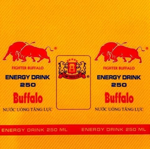Đơn đăng ký nhãn hiệu "HPTECHCO Buffalo FIGHTER BUFFALO ENERGY DRINK ...