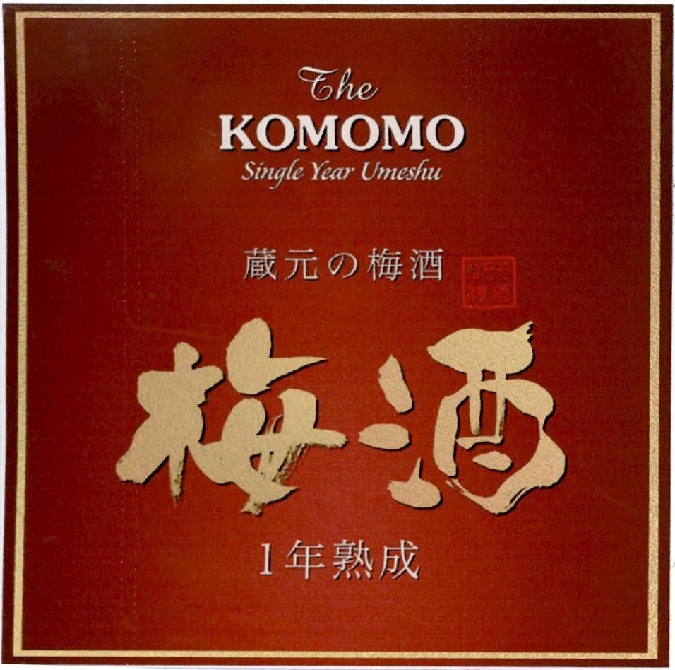 Đơn đăng ký nhãn hiệu "The KOMOMO Single Year Umeshu [Kuramoto No ...