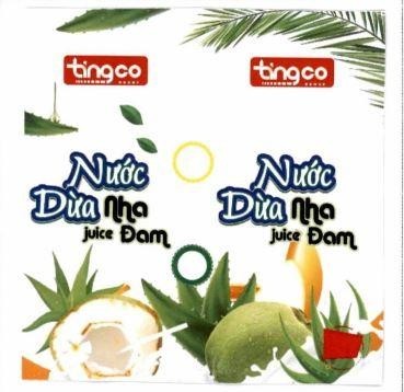 Đơn đăng ký nhãn hiệu "tingco Nước Dừa Nha Đam Juice" số 4-2023-11466 ...