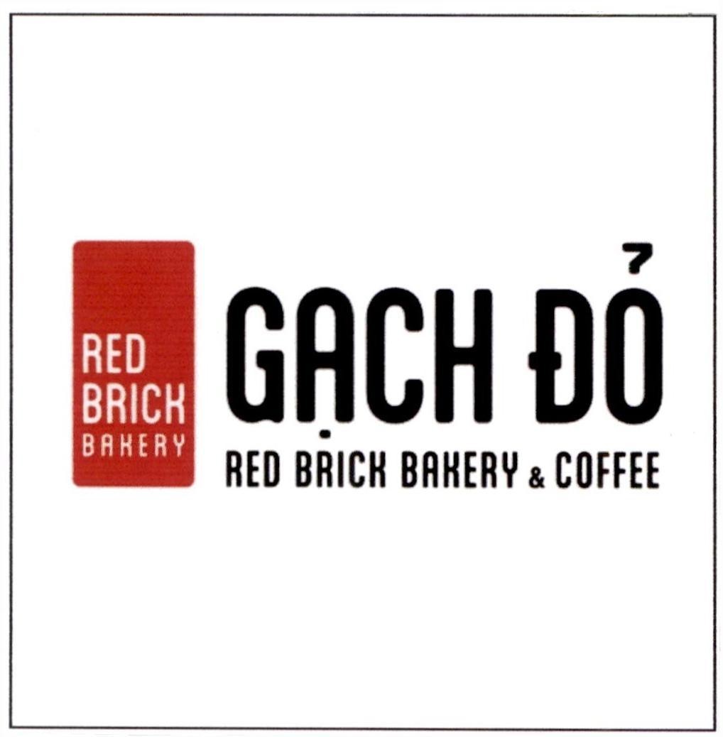 Đơn đăng ký nhãn hiệu "GẠCH ĐỎ RED BRICK BAKERY & COFFEE RED BRICK ...
