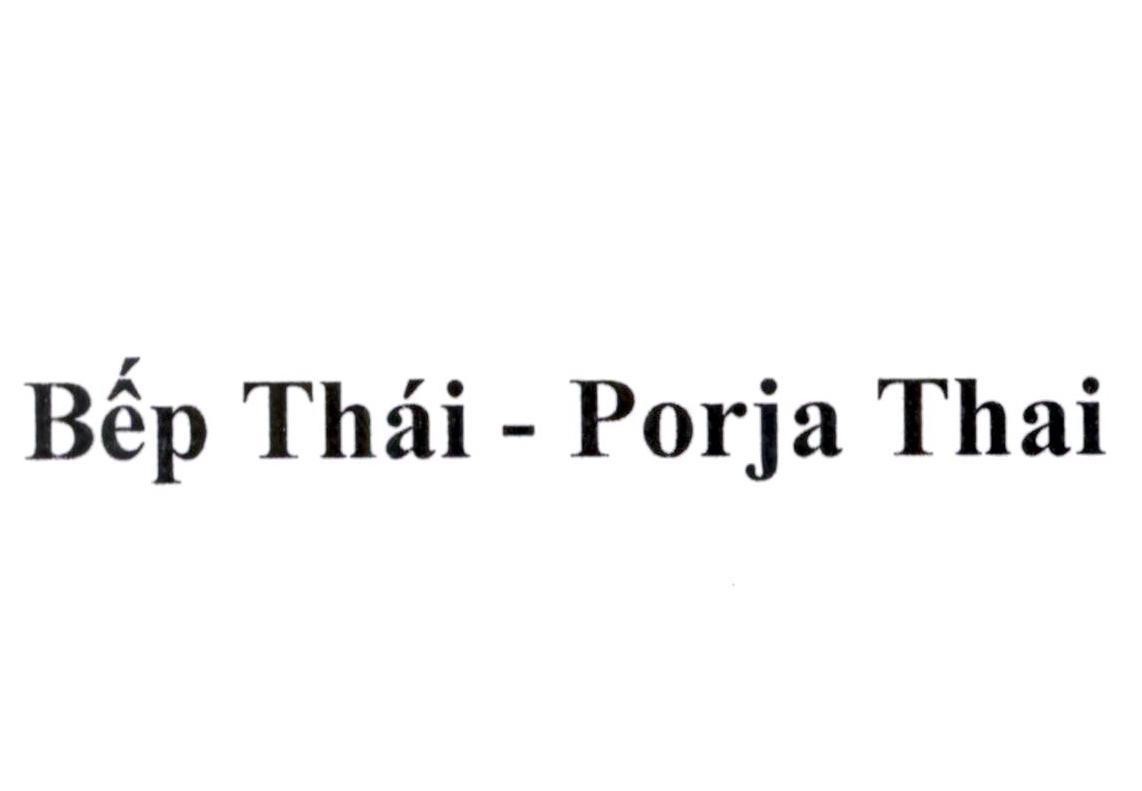 Đơn đăng ký nhãn hiệu "Bếp Thái - Porja Thai" số 4-2023-34895 của Lò ...