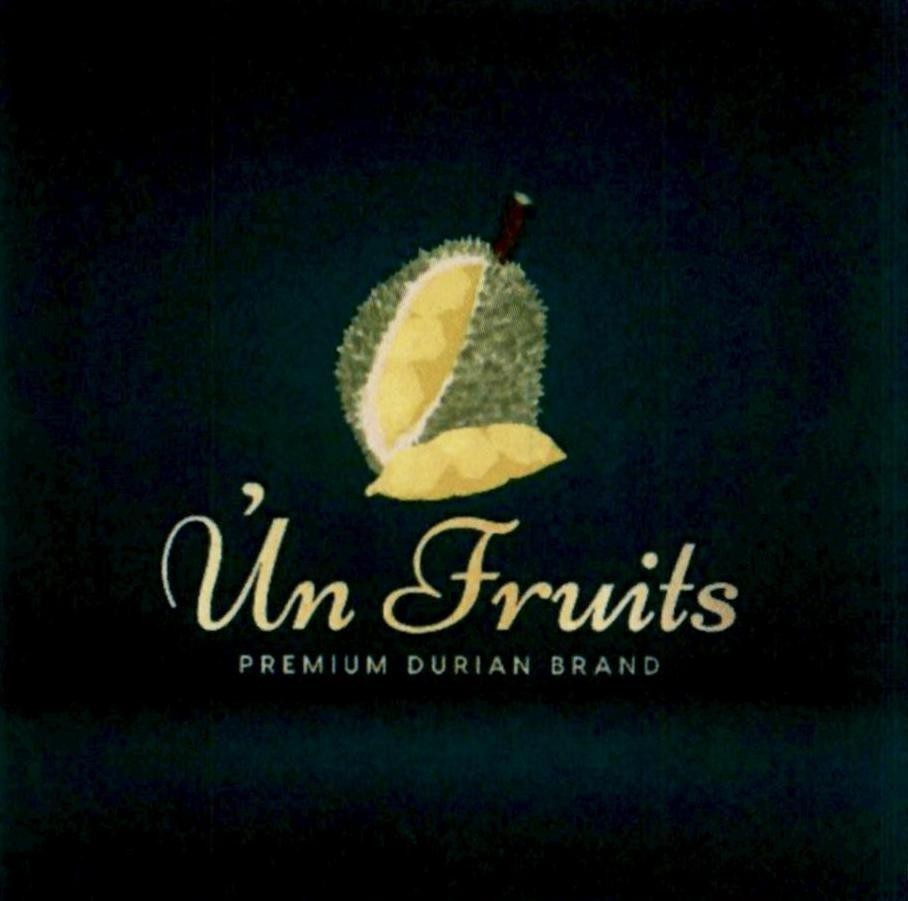 Đơn đăng ký nhãn hiệu "Ủn Fruits PREMIUM DURIAN BRAND" số 4-2023-37142 ...