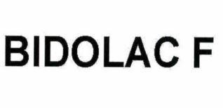 Đơn đăng ký nhãn hiệu "BIDOLAC F" số 4-2024-30387 của Công ty cổ phần ...